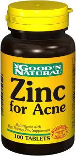 Zinc for Acne Good'N Natural - 100 comprimidos - BioCampello