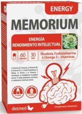 Memorium Energy - 60 cápsulas PAGUE 2 LEVE 3* - BioCampello