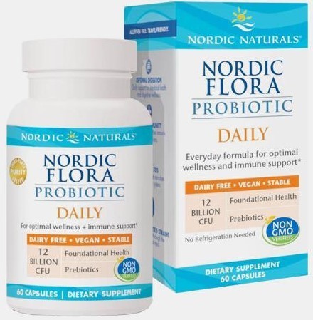 Probiotic Daily Nordic Naturals - 60 cápsulas - BioCampello
