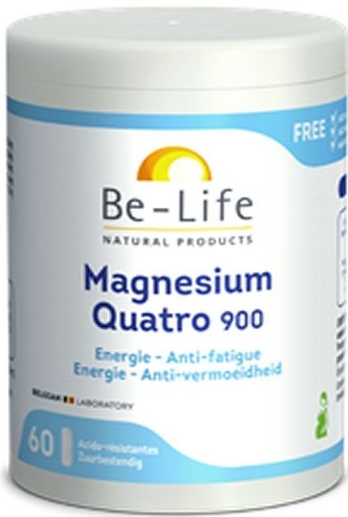 Magnesium Quatro 900 Be-Life - 60 cápsulas - BioCampello