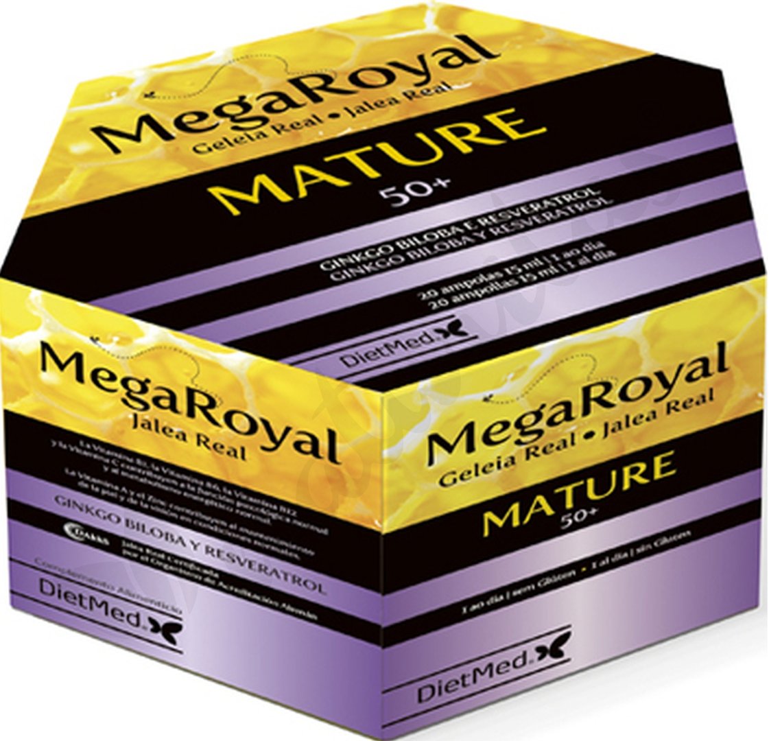 Mega Royal Mature 50+ - 20 ampolas - BioCampello