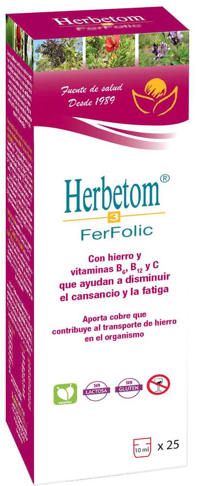 Herbetom 3 FerFolic Bioserum - 250 ml - BioCampello