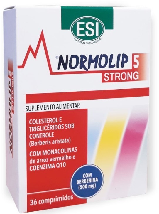 Normolip 5 Strong - 36 comprimidos - BioCampello