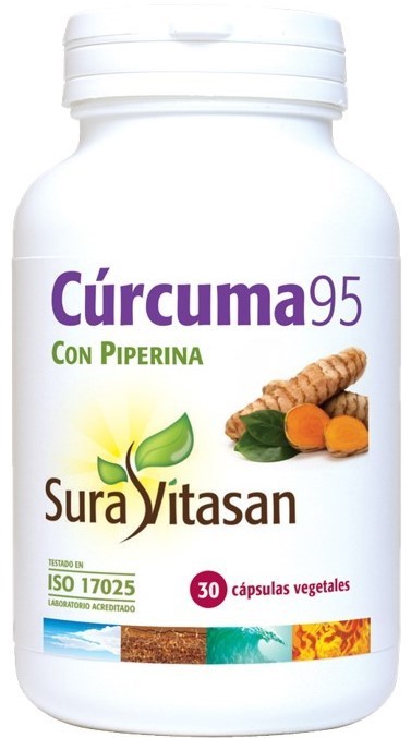 Curcuma 95 Suravitasan - 30 cápsulas vegetais - BioCampello