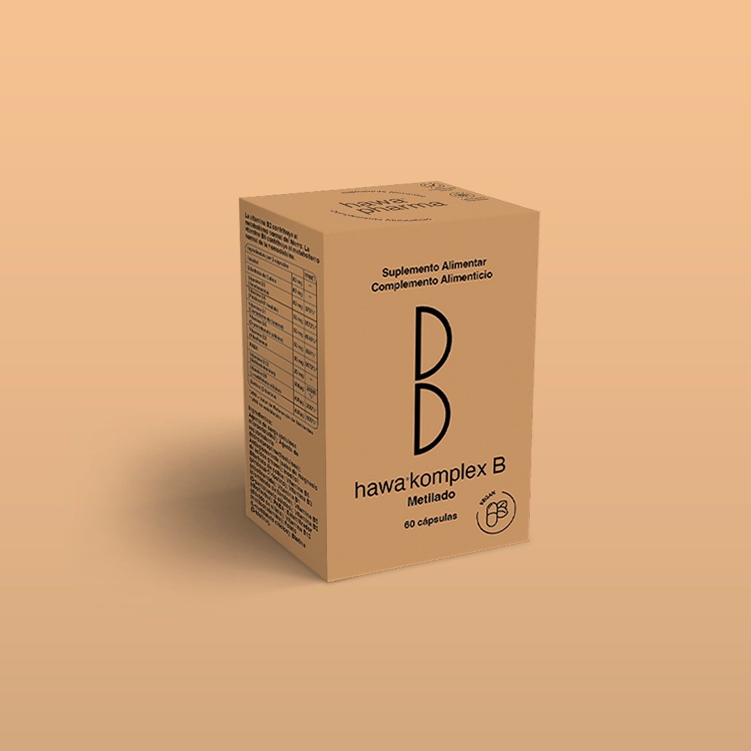 Komplex B Metilado Hawa - 60 cápsulas - BioCampello
